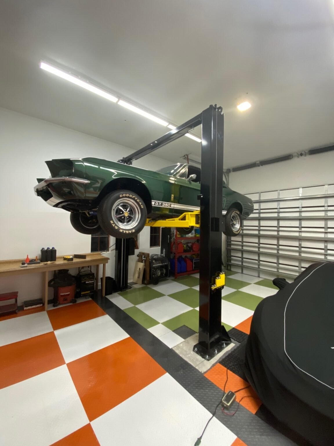 WAS112E-24 v1 Ex-Tall Two Post Automotive Lift | American Custom Lifts